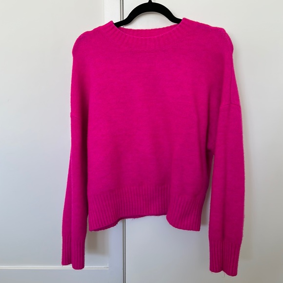 Sweaters | Zara Hot Pink Sweater | Poshmark